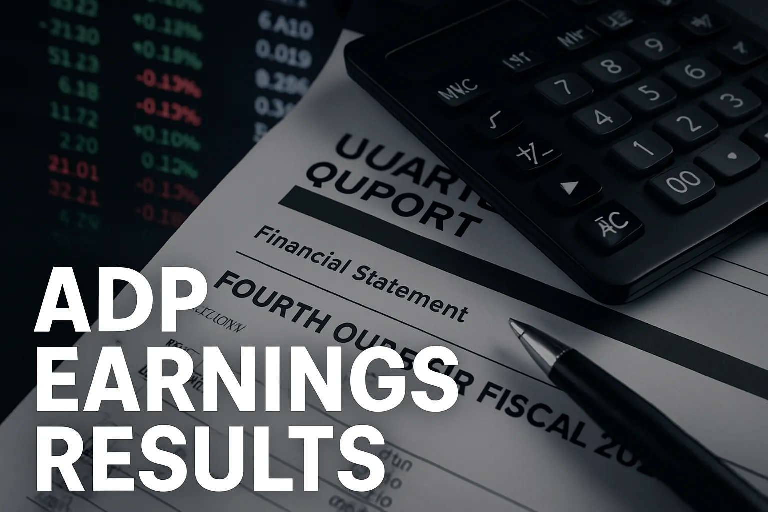 ADP Earnings: Q4, Fiscal 2025 Results and 2026 Outlook Released | ADP ...
