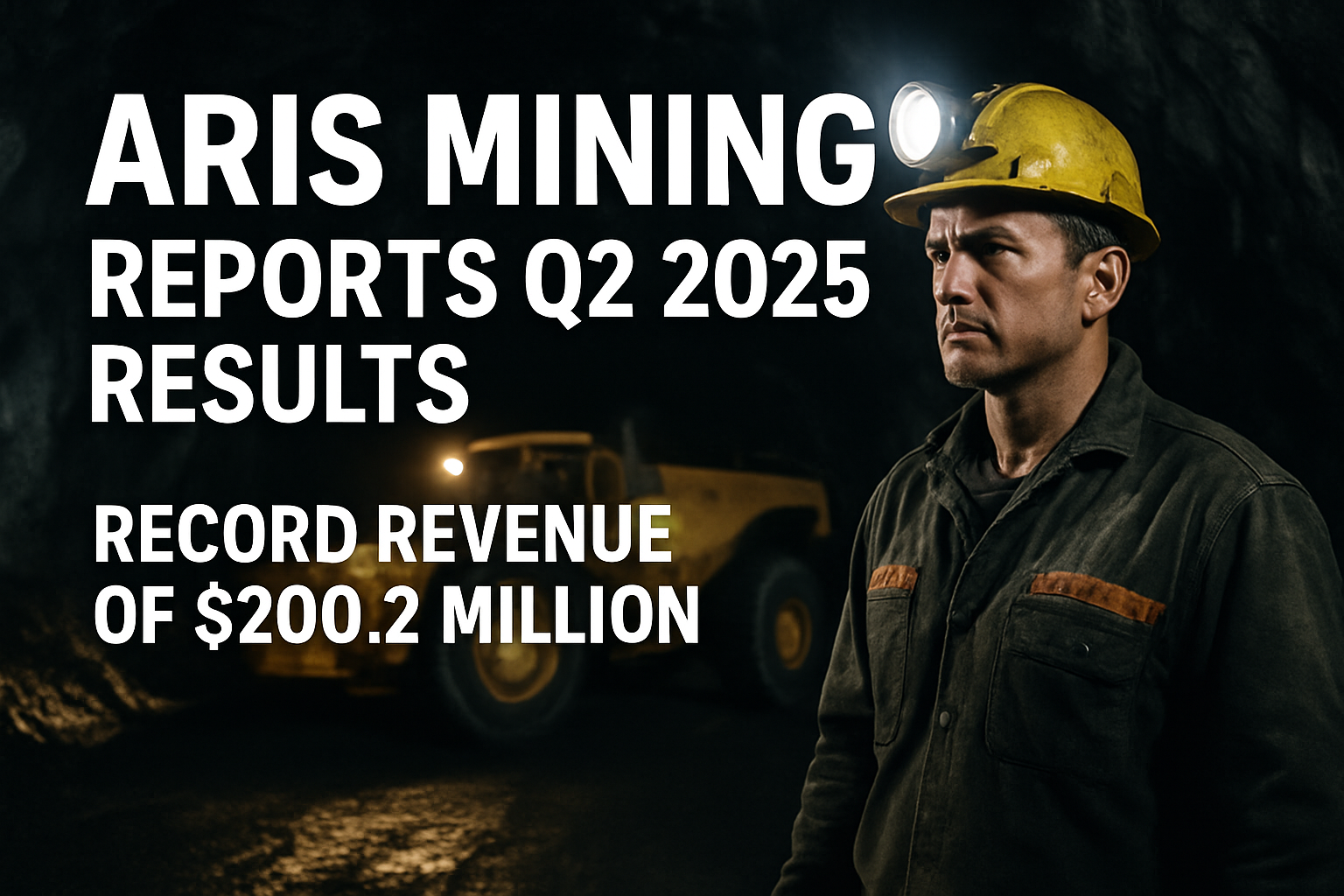 Aris Mining Reports Record Q2 Revenue of $200M, Triples EBITDA | ARMN ...