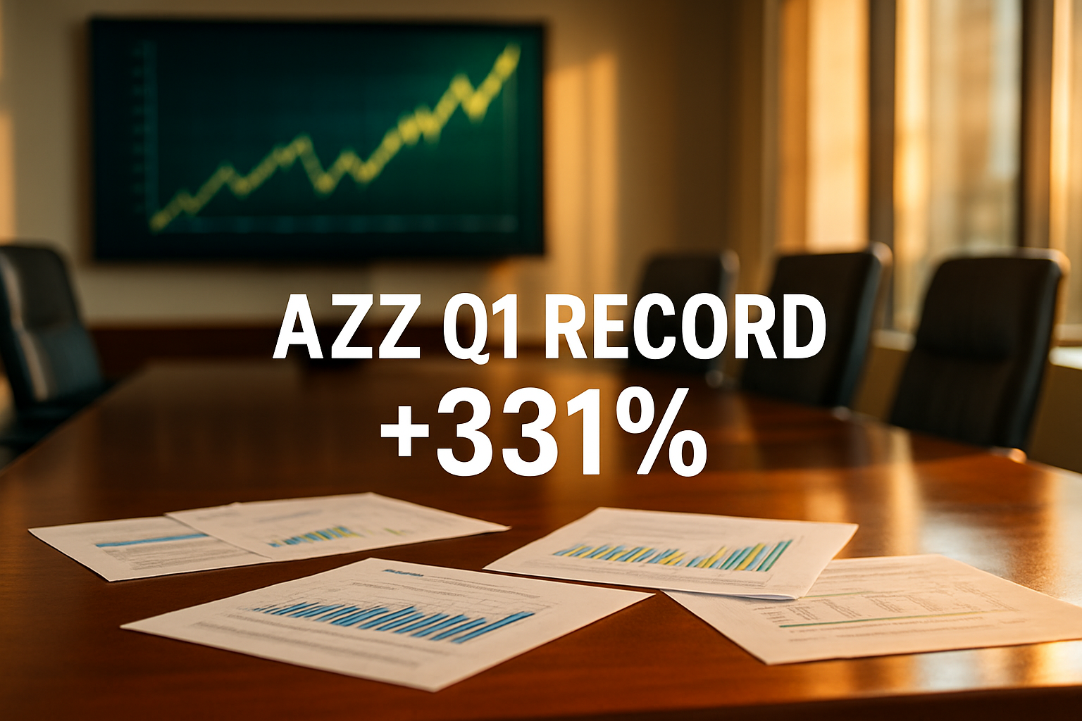 AZZ Sets Record Q1 Earnings, Raises 2026 Guidance on 22% EPS Growth | AZZ Stock News