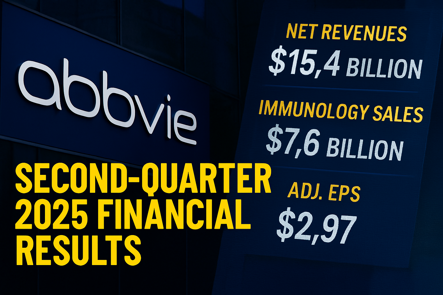 AbbVie Q2 Earnings: Revenue Grows 6.6% to $15.4B, Raises 2025 Guidance ...