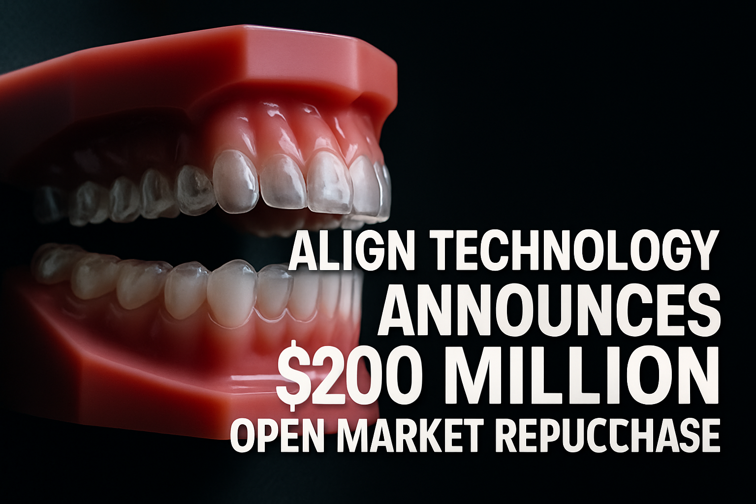 Align Technology Launches $200 Million Stock Buyback Program | ALGN Stock News
