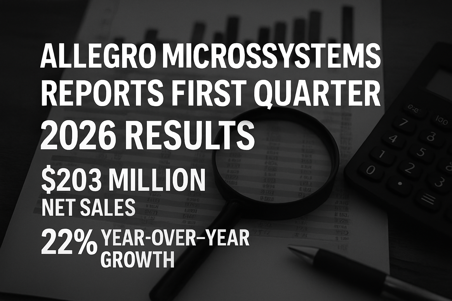 Allegro Q1 Earnings: Revenue Surges 22%, EPS Triples YoY | ALGM Stock News