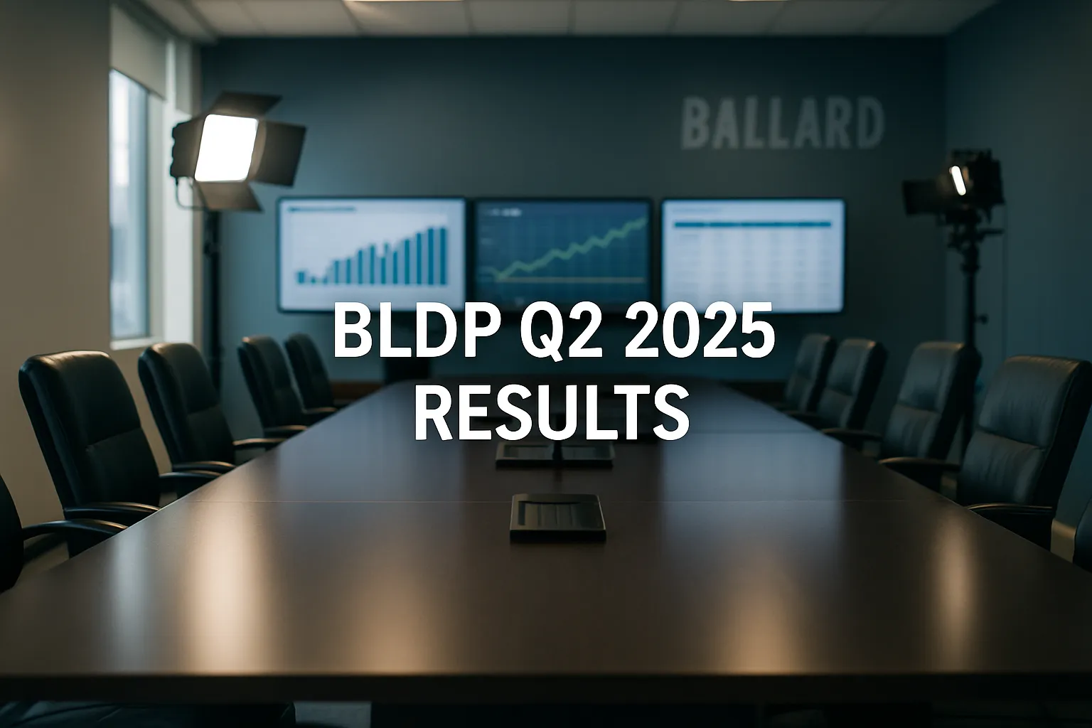 Earnings Call: Ballard Power Systems Q2 2025 Results on August 11 ...