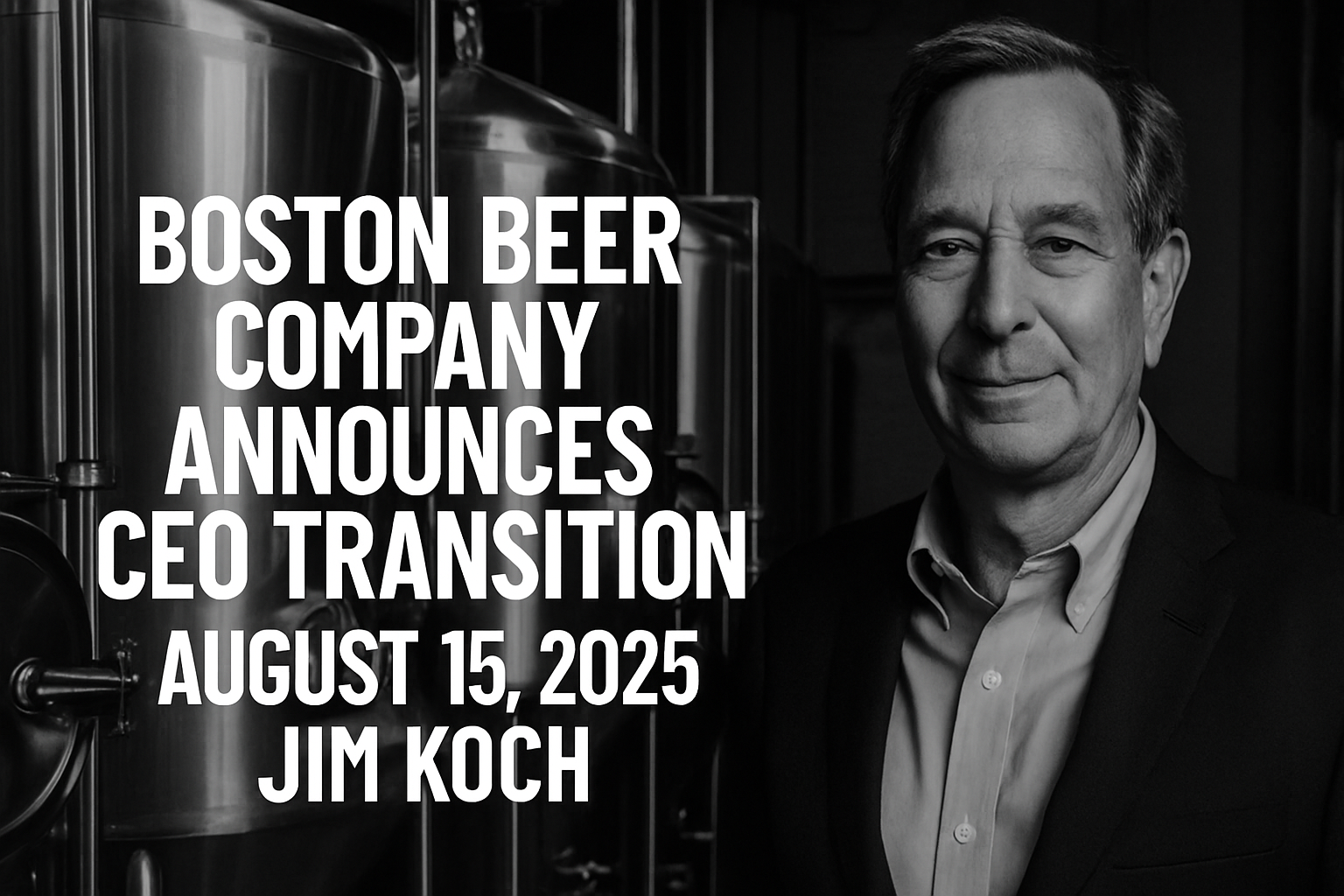 Boston Beer Founder Jim Koch Returns as CEO After Record Quarter | SAM ...