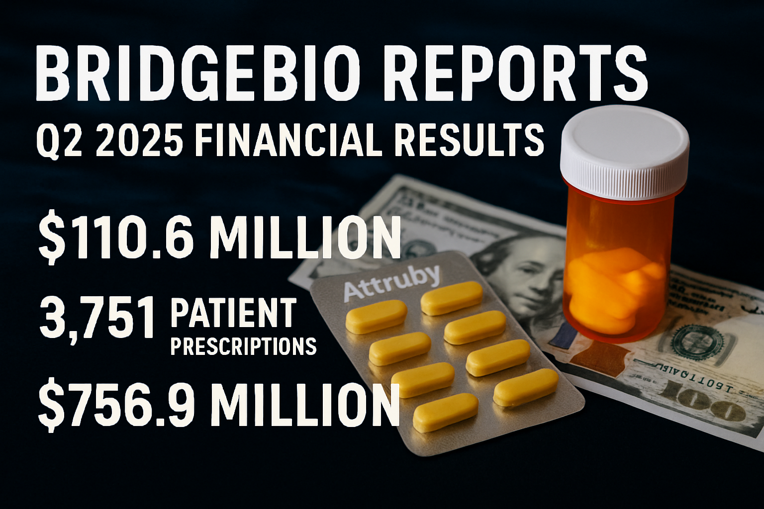 BridgeBio Q2 Revenue Hits $110M as Attruby Sales Double | BBIO Stock News