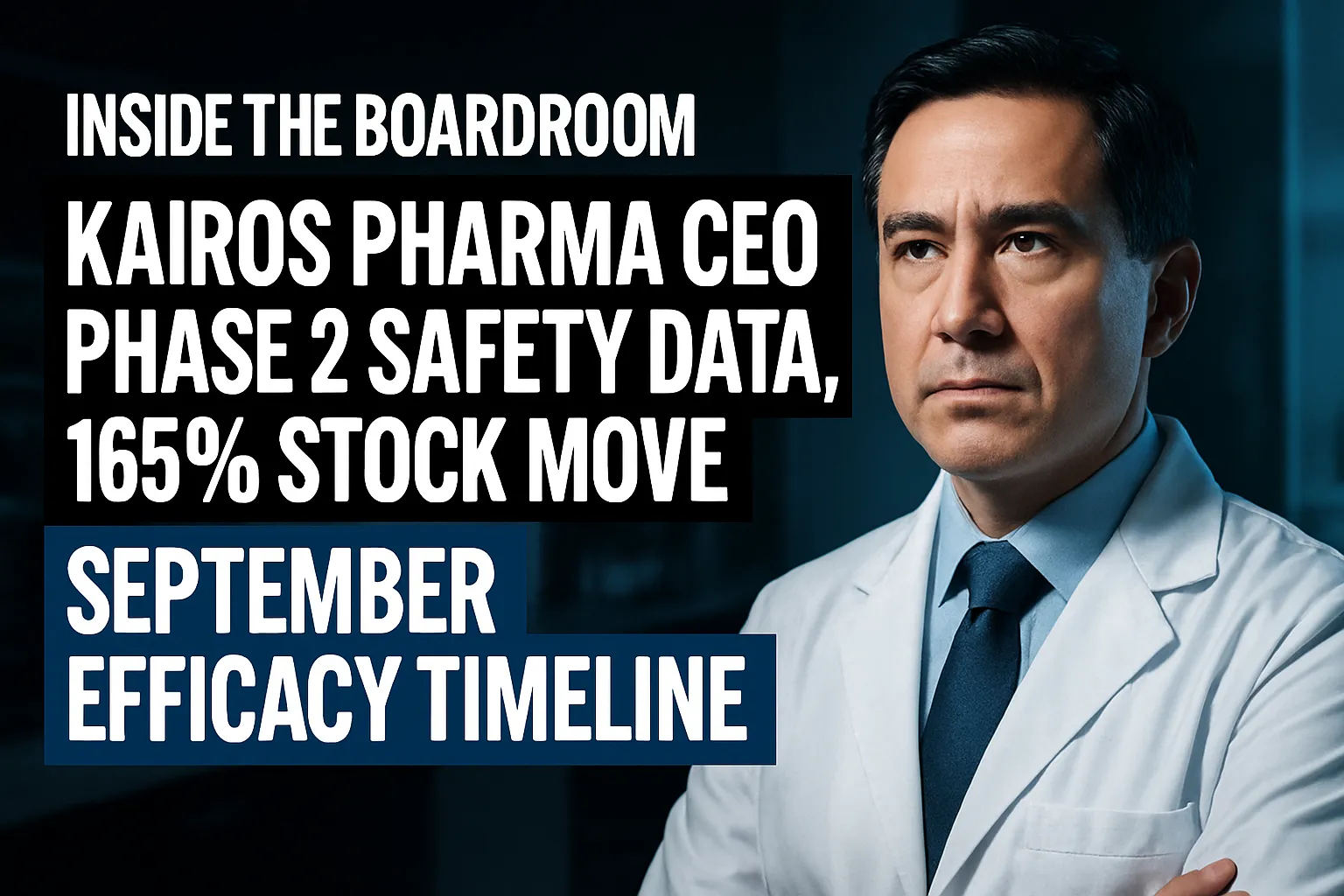Kairos Pharma Reports Zero Severe Toxicity in Prostate Cancer Trial ...