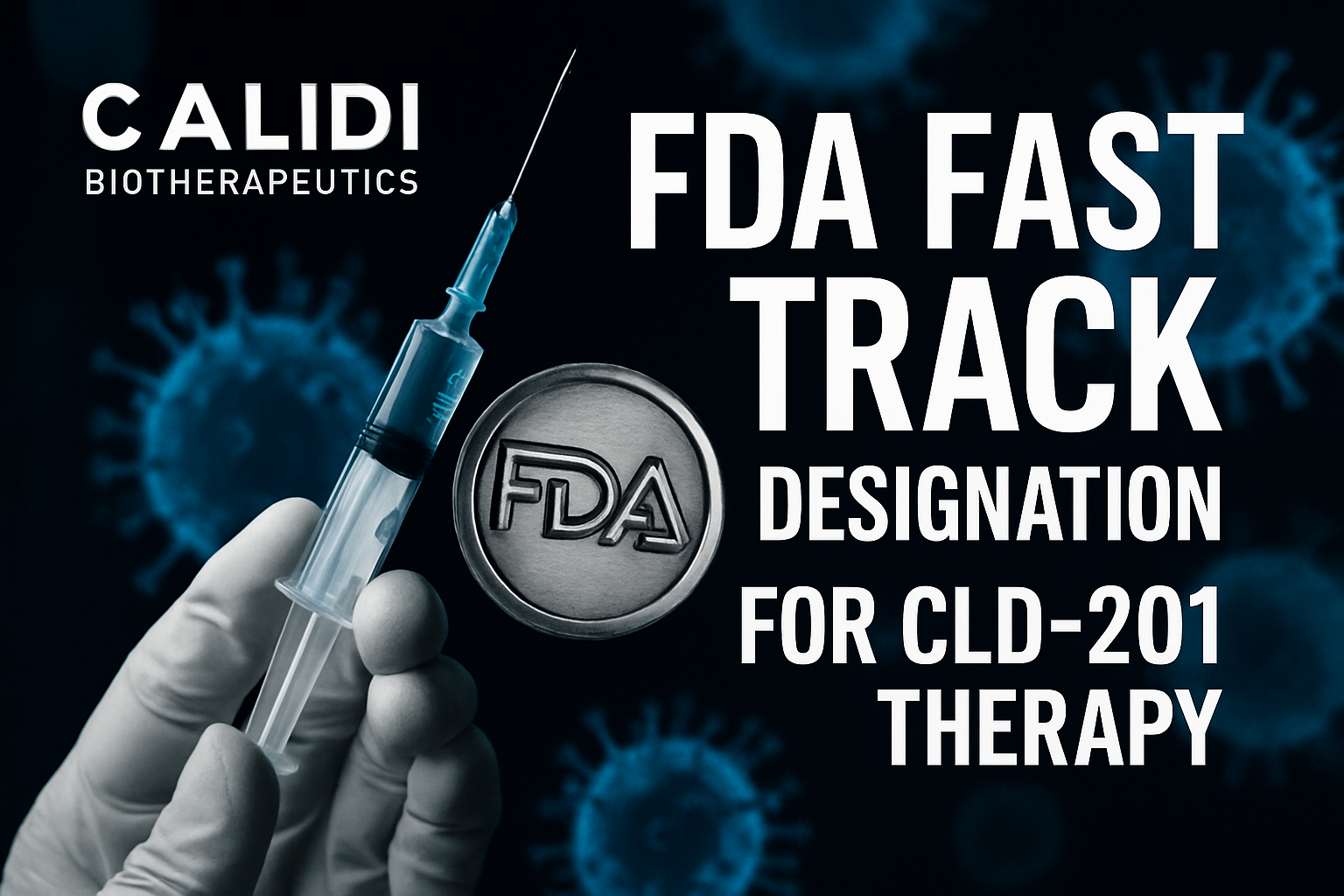 FDA Grants Fast Track Status to Calidi's First-in-Class Cancer Cell Therapy | CLDI Stock News