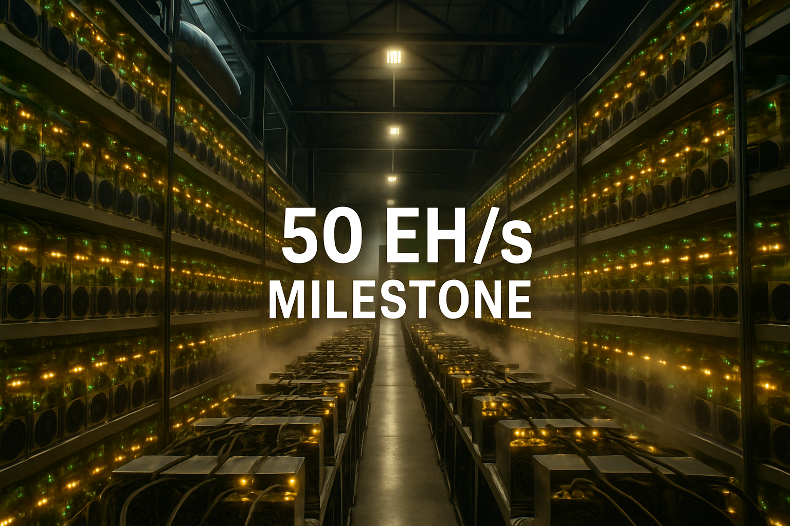 CleanSpark Hits 50 EH/s Mining Milestone, Grows Bitcoin Treasury to ...