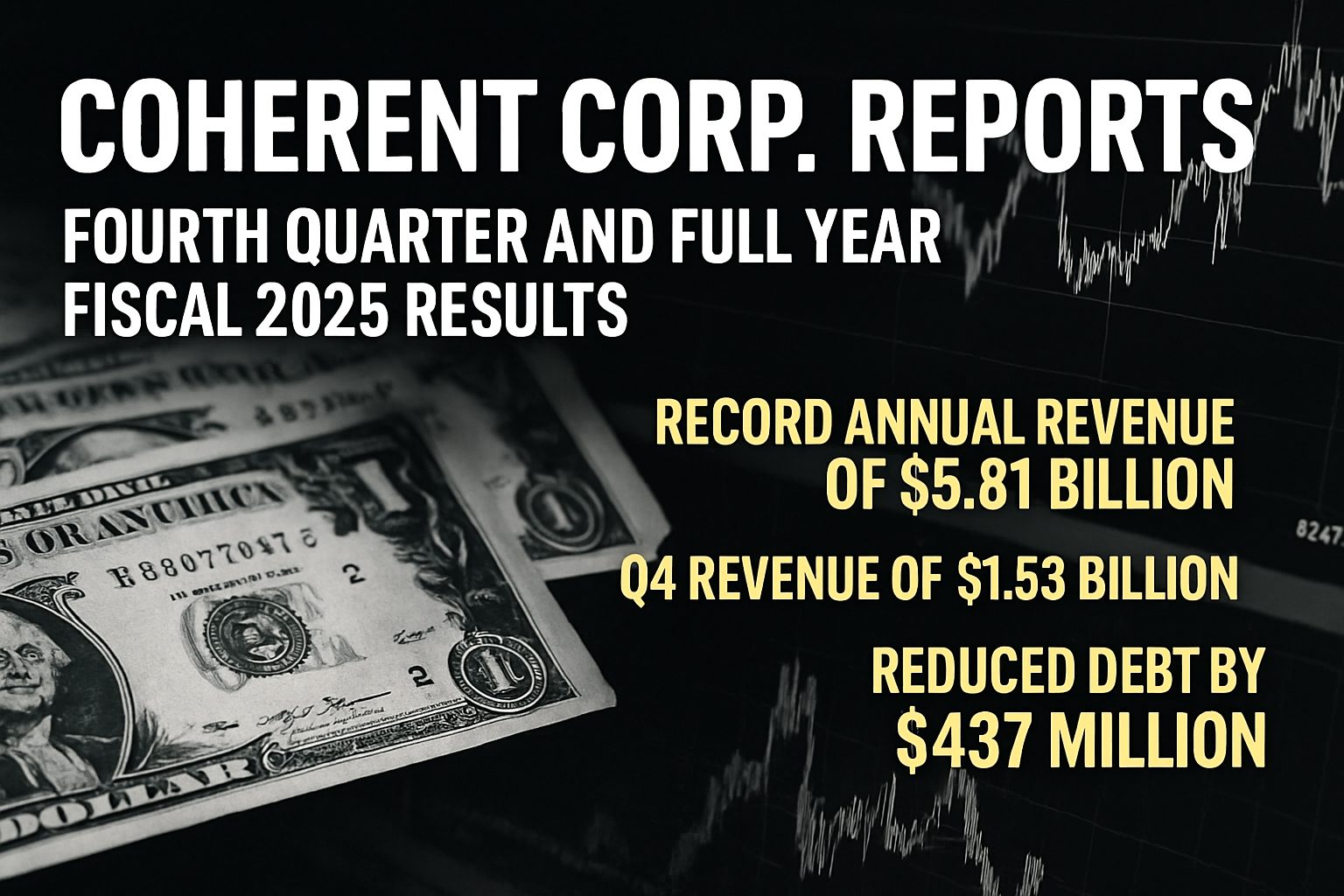 Photonics Leader Coherent Posts 23% Revenue Jump to $5.8B, Rides AI ...