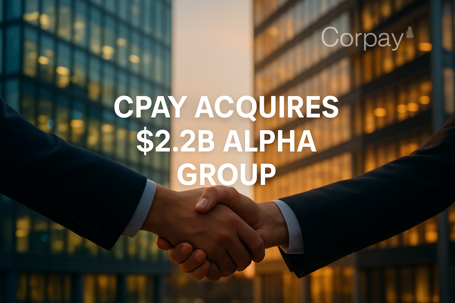 Corpay Acquires Alpha Group in $2.2B Cross-Border Payments Deal | CPAY Stock News