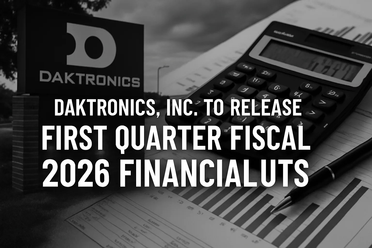 Daktronics to Report Q1 FY2026 Earnings on September 10 | DAKT Stock News