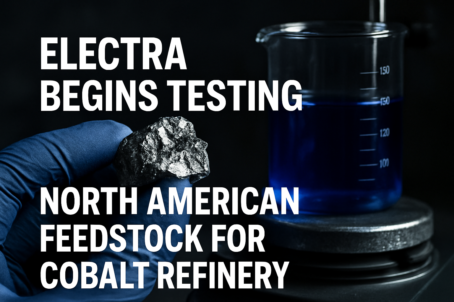 Electra Advances North American Cobalt Supply Chain With New Processing ...