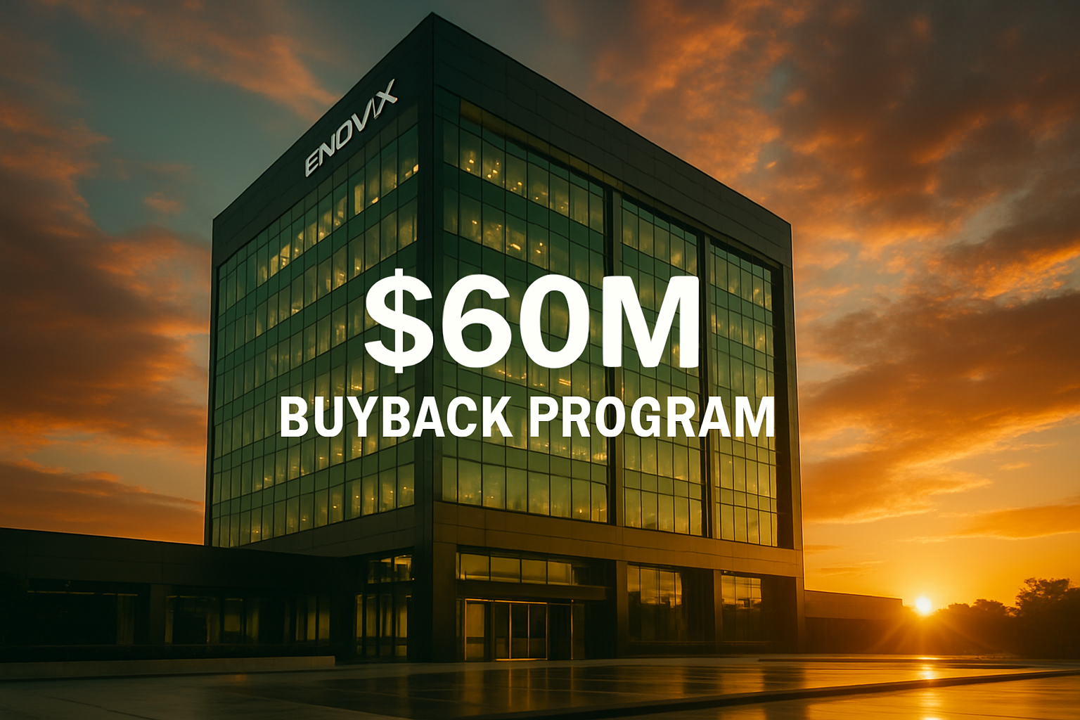 Enovix Launches $60M Stock Buyback Program for Battery Technology ...