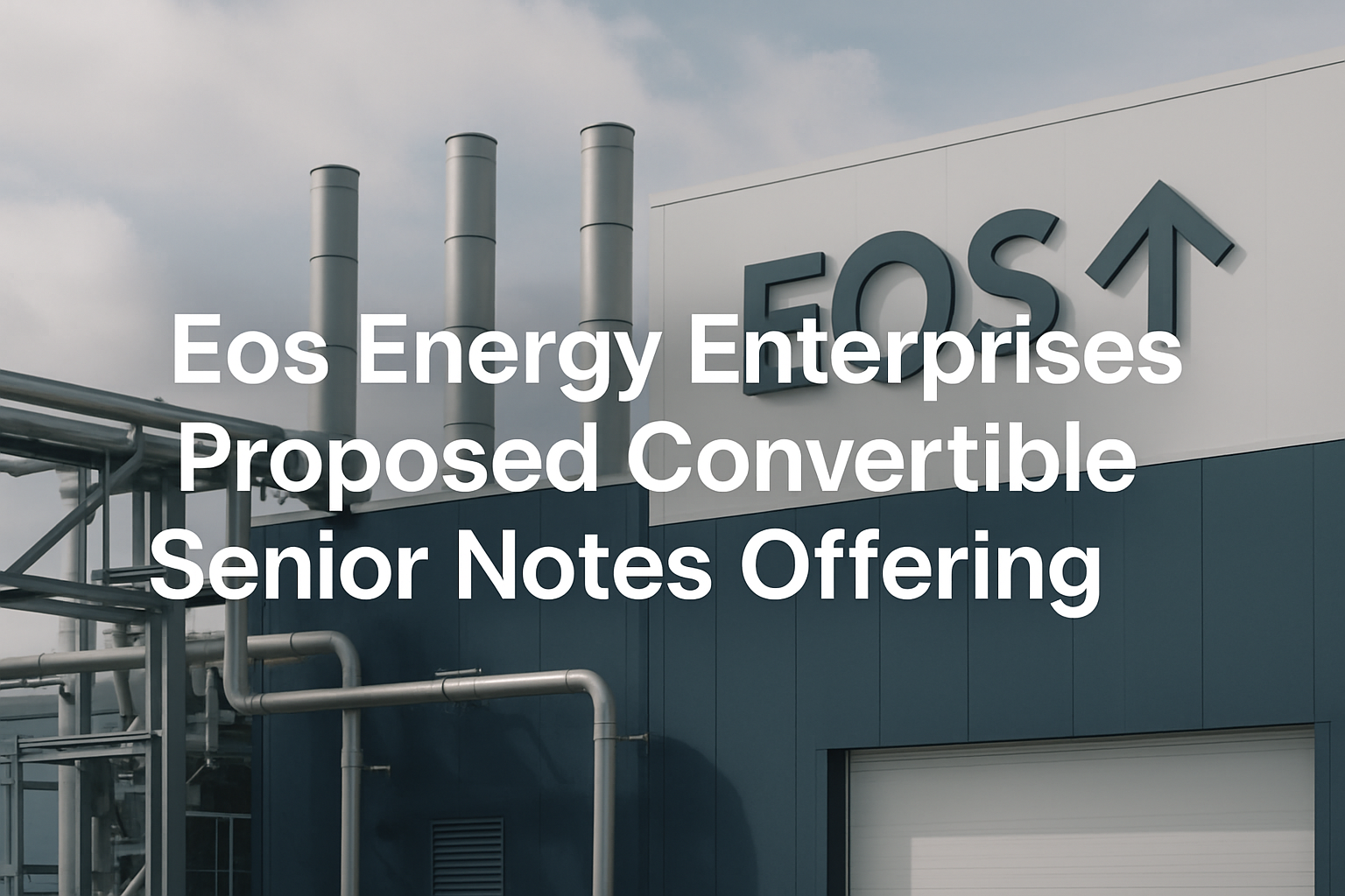 Eos Energy Raises $175M Through Convertible Notes Offering | EOSE Stock ...