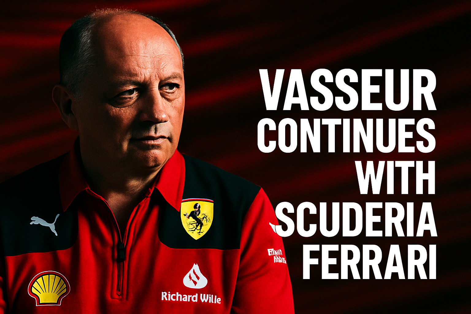 Ferrari Extends F1 Team Principal Fred Vasseur Contract in Multi-Year ...