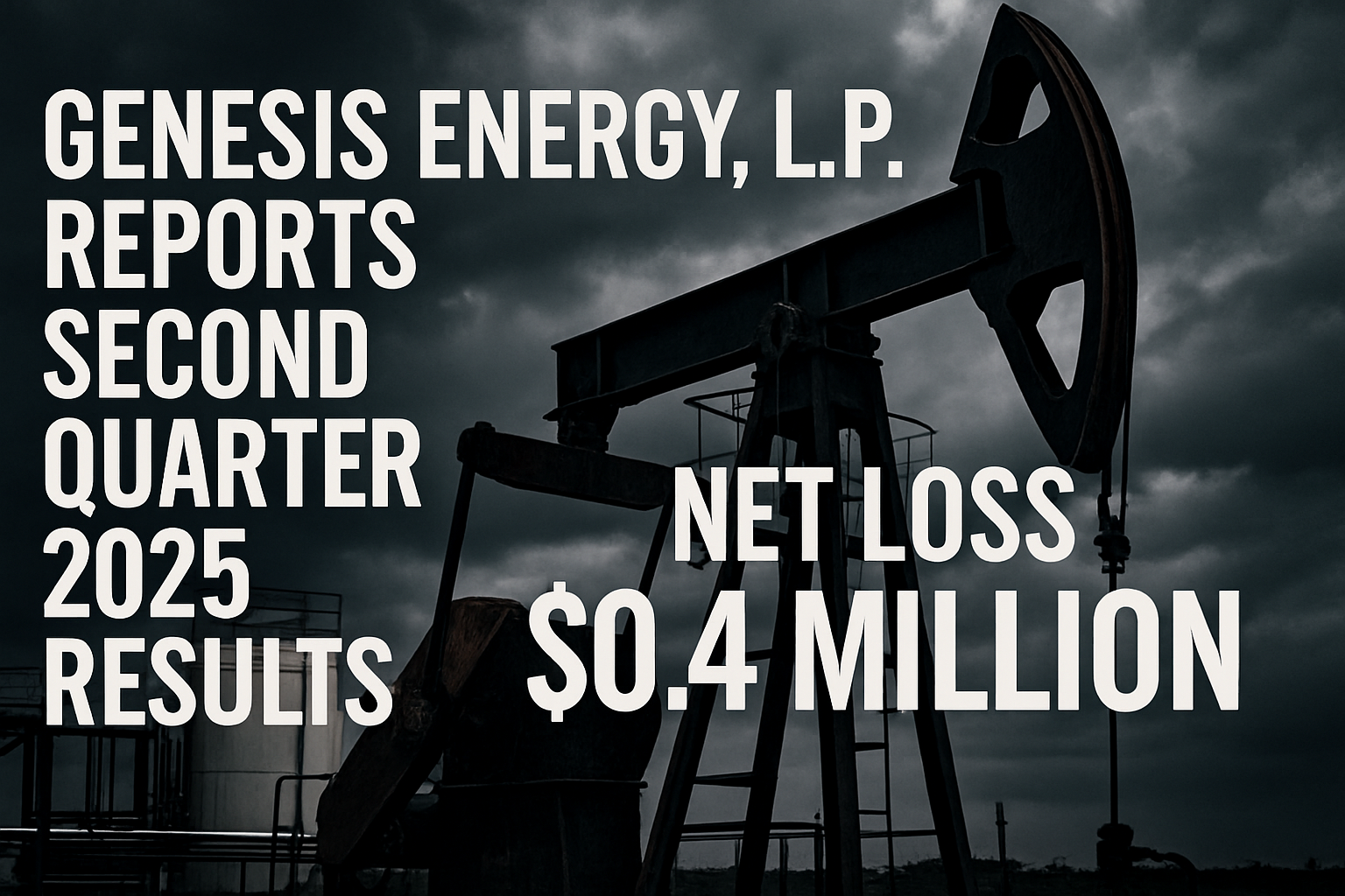 Genesis Energy Q2 Earnings: Net Loss Narrows 95%, Launches Major Gulf ...