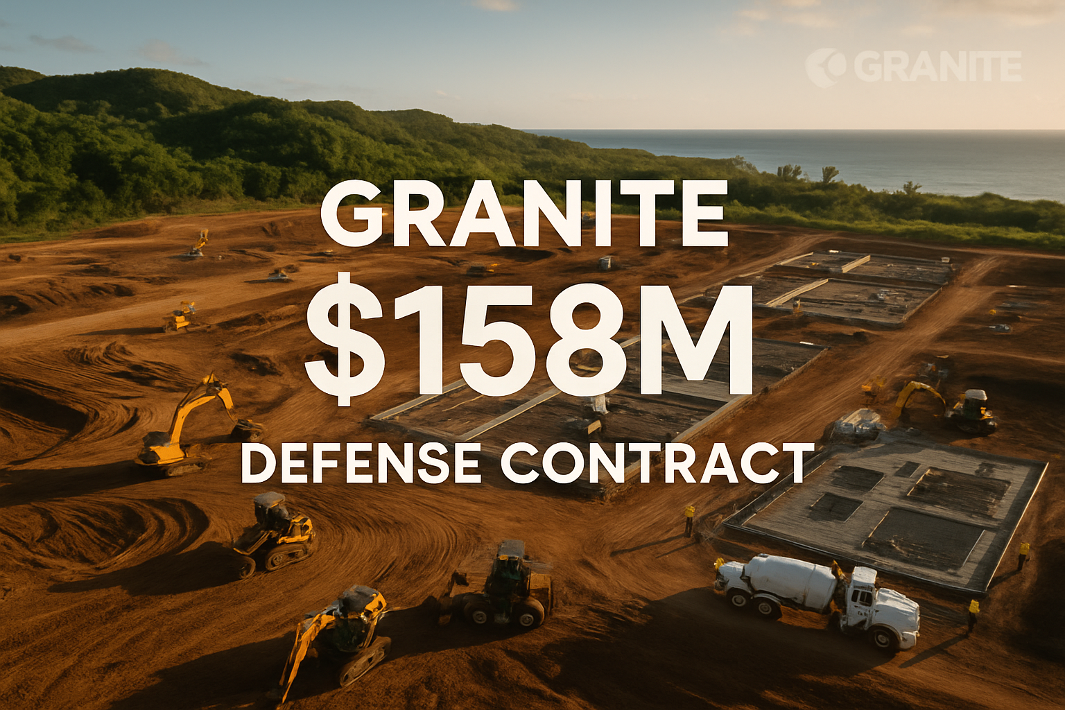 $158M Defense System Contract Awarded to Granite for Guam Military ...