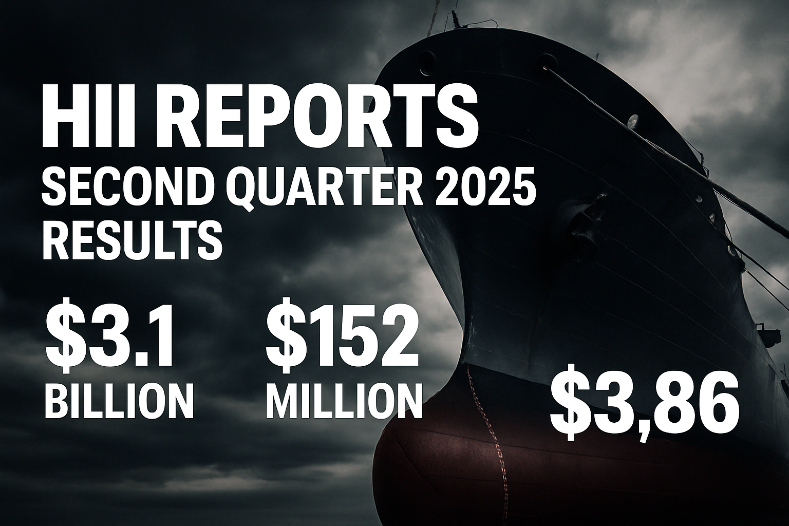 HII Defense Reports $11.9B New Orders, Record $56.9B Backlog in Q2 2025 ...