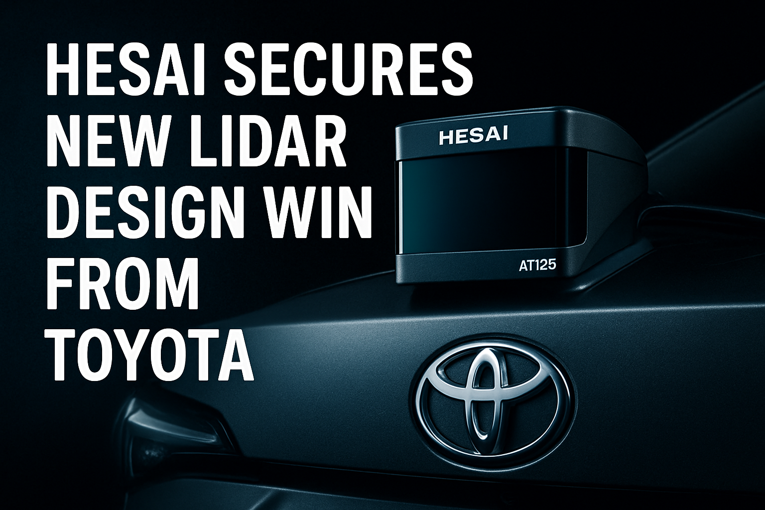 Lidar maker Hesai wins Toyota EV contract for 2026 production | HSAI Stock News