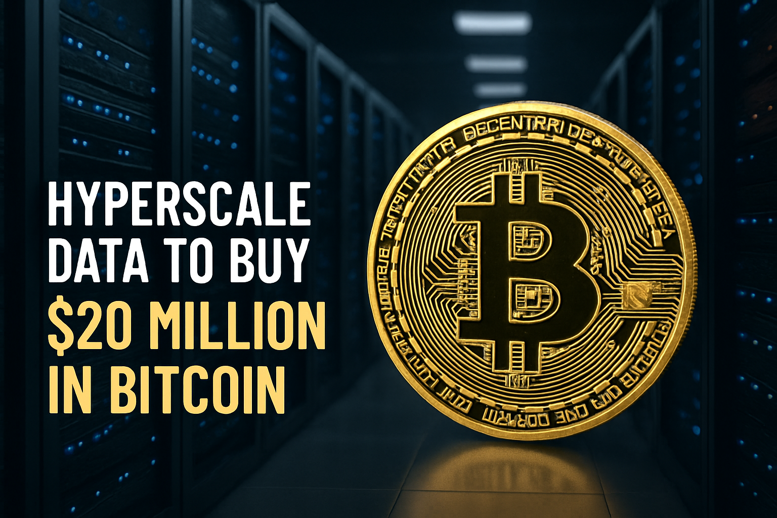Hyperscale Data Plans $20M Bitcoin Treasury Investment | GPUS Stock News