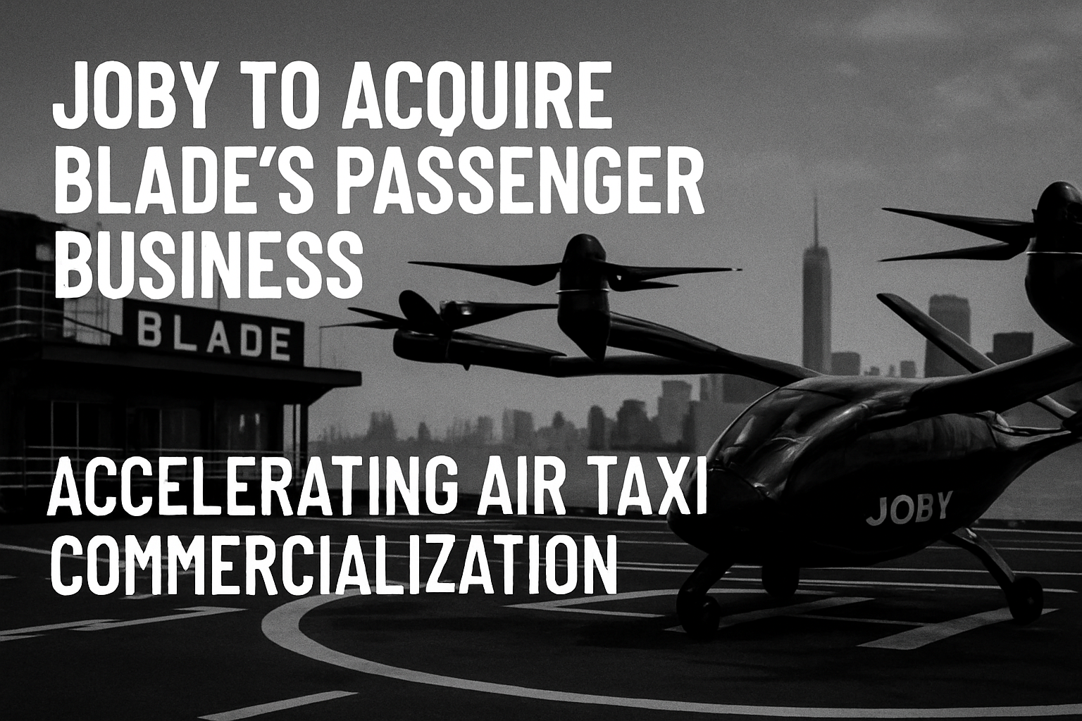 Joby Acquires Blade Air Mobility Passenger Business for $125M | JOBY ...