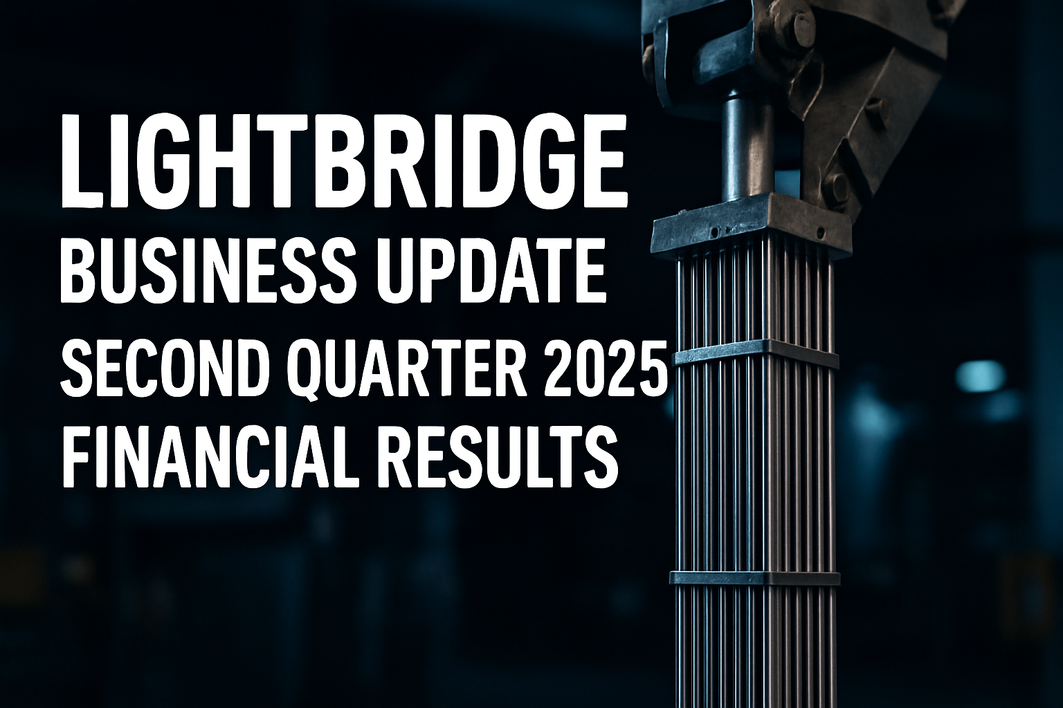 Lightbridge Q2 Earnings: $97.9M Cash Position Backs Nuclear Fuel ...