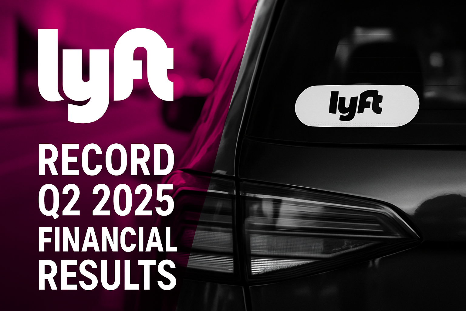Lyft Q2 Earnings: Record Results as Revenue Jumps 11%, EBITDA Up 26% | LYFT Stock News