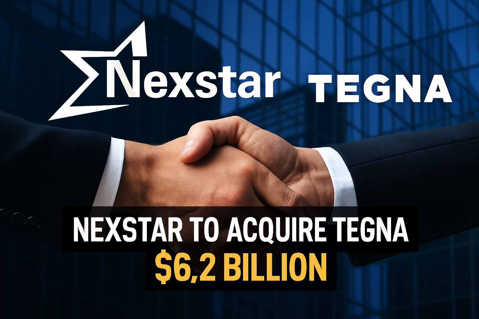 Nexstar to Acquire TEGNA for $6.2B, Creating Leading Local Media Group ...