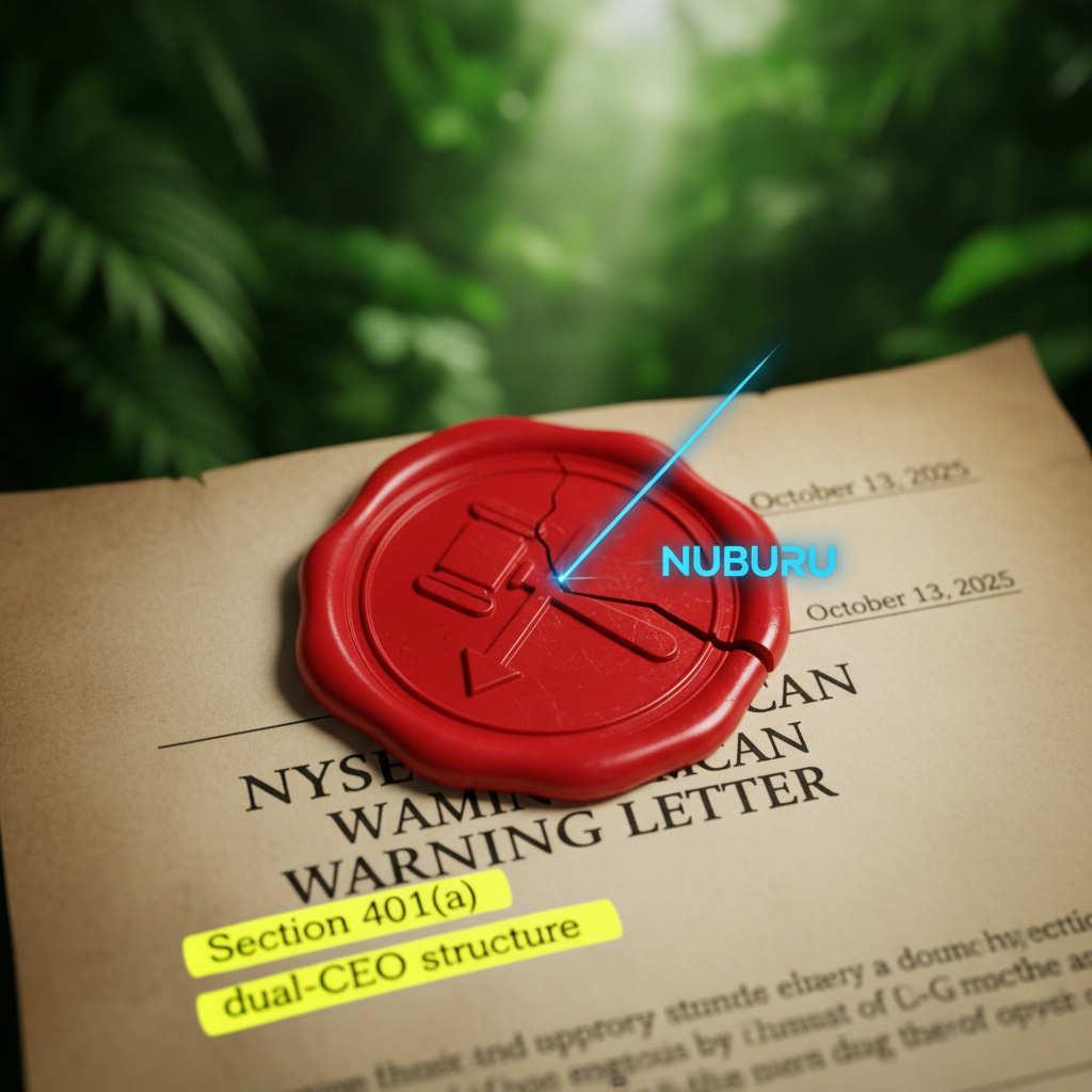 NUBURU Receives NYSE Warning Letter Over Oct 1 Dual-CEO Release | BURU ...