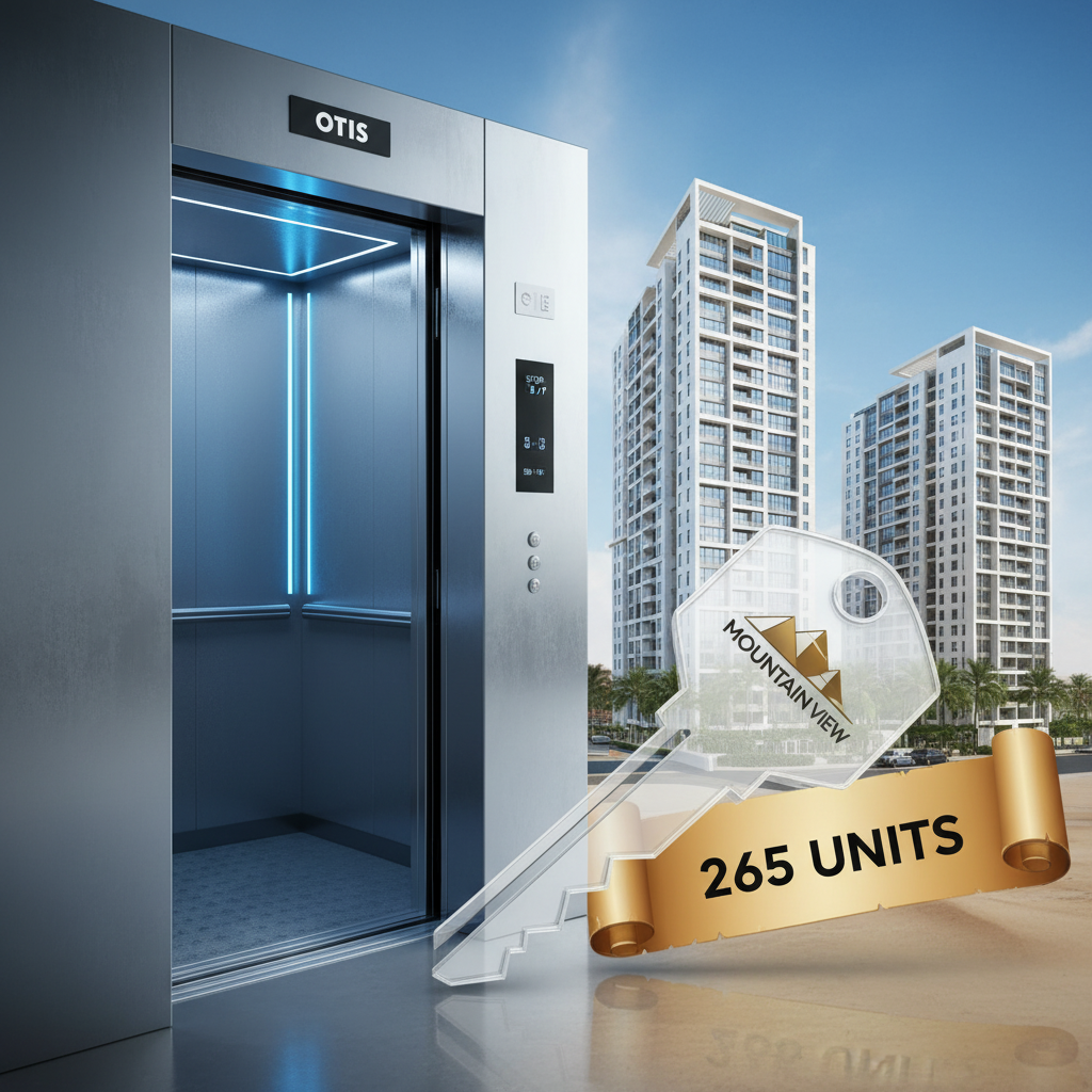 Otis to Install 265 Gen2 Elevators in Mountain View Egypt Projects | OTIS Stock News