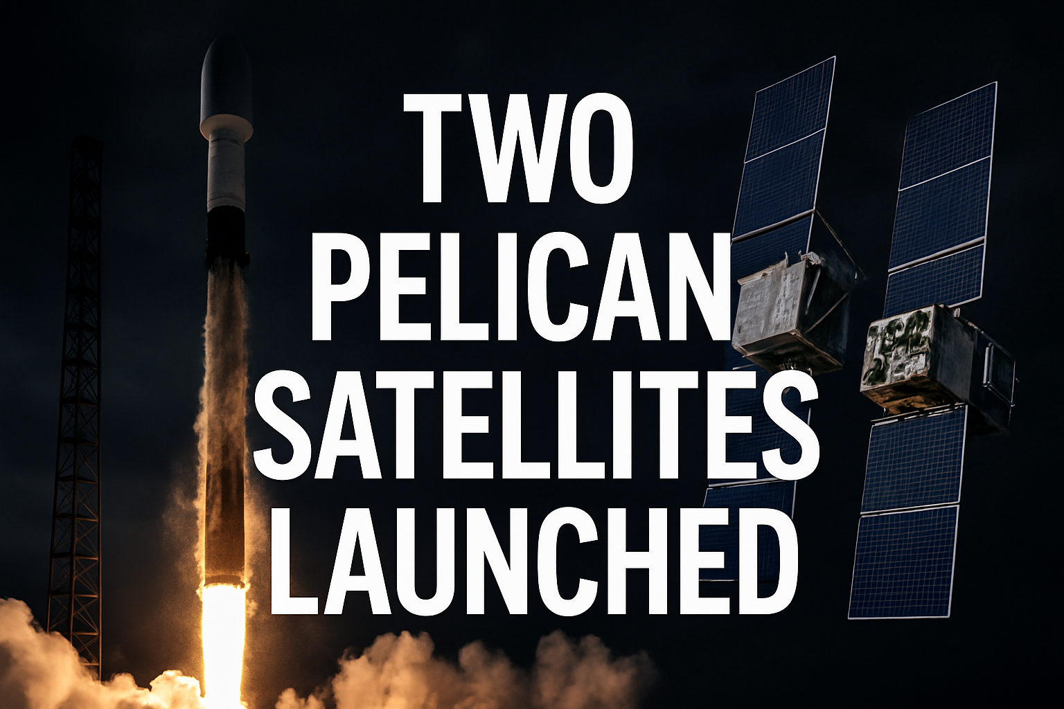Planet Labs Launches Two New 40cm Pelican Satellites on SpaceX | PL ...