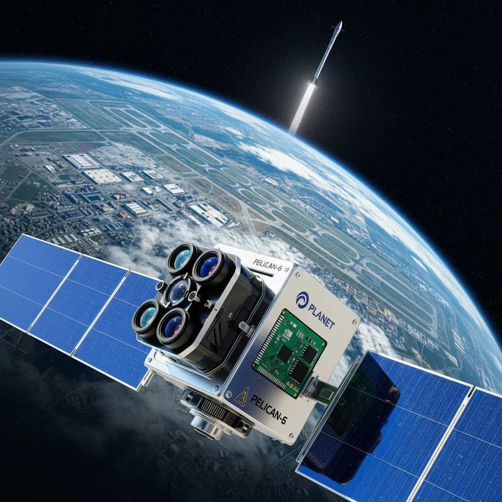 Planet unveils first light image from new Pelican-6 satellite | PL ...