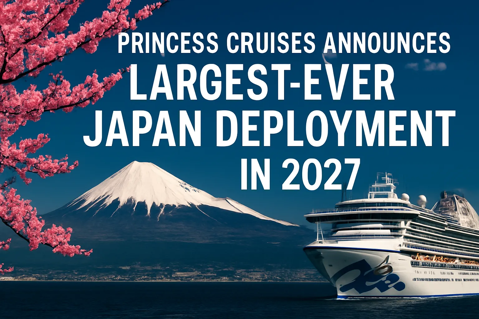Princess Cruises Unveils Largest-Ever Japan Season: 78 Voyages in 2027 ...