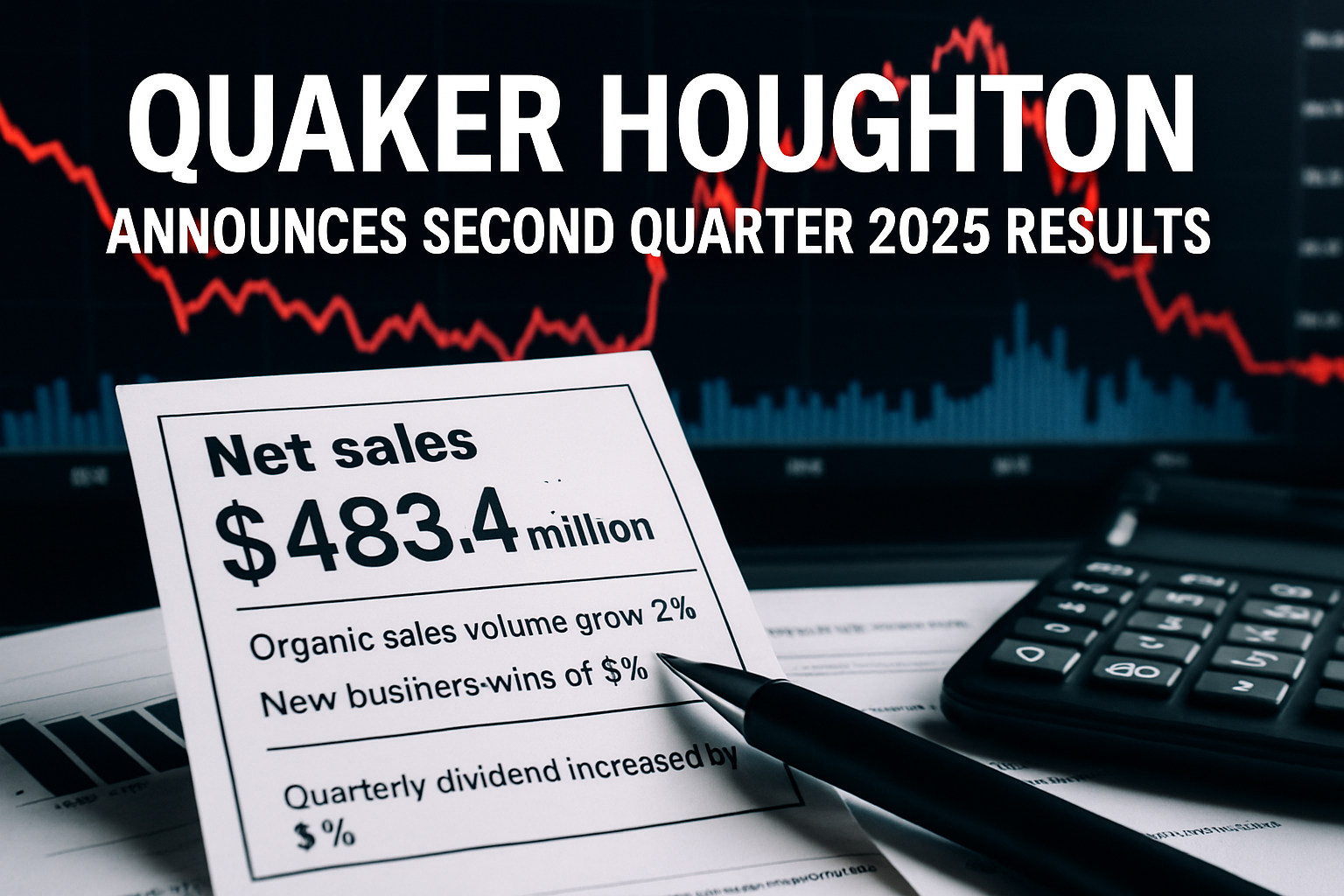 Quaker Houghton Q2 Sales Up 4% to $483M, Announces $20M Cost Savings ...