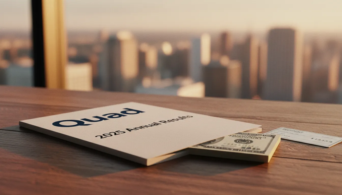 Quad 2025 earnings: $27M profit, $0.10 dividend | QUAD Stock News