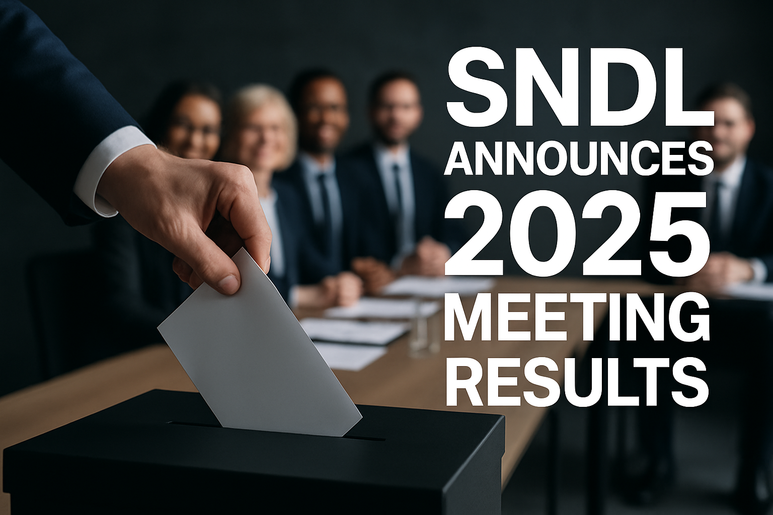 SNDL Annual Meeting: Shareholders Approve All Resolutions with 90% ...