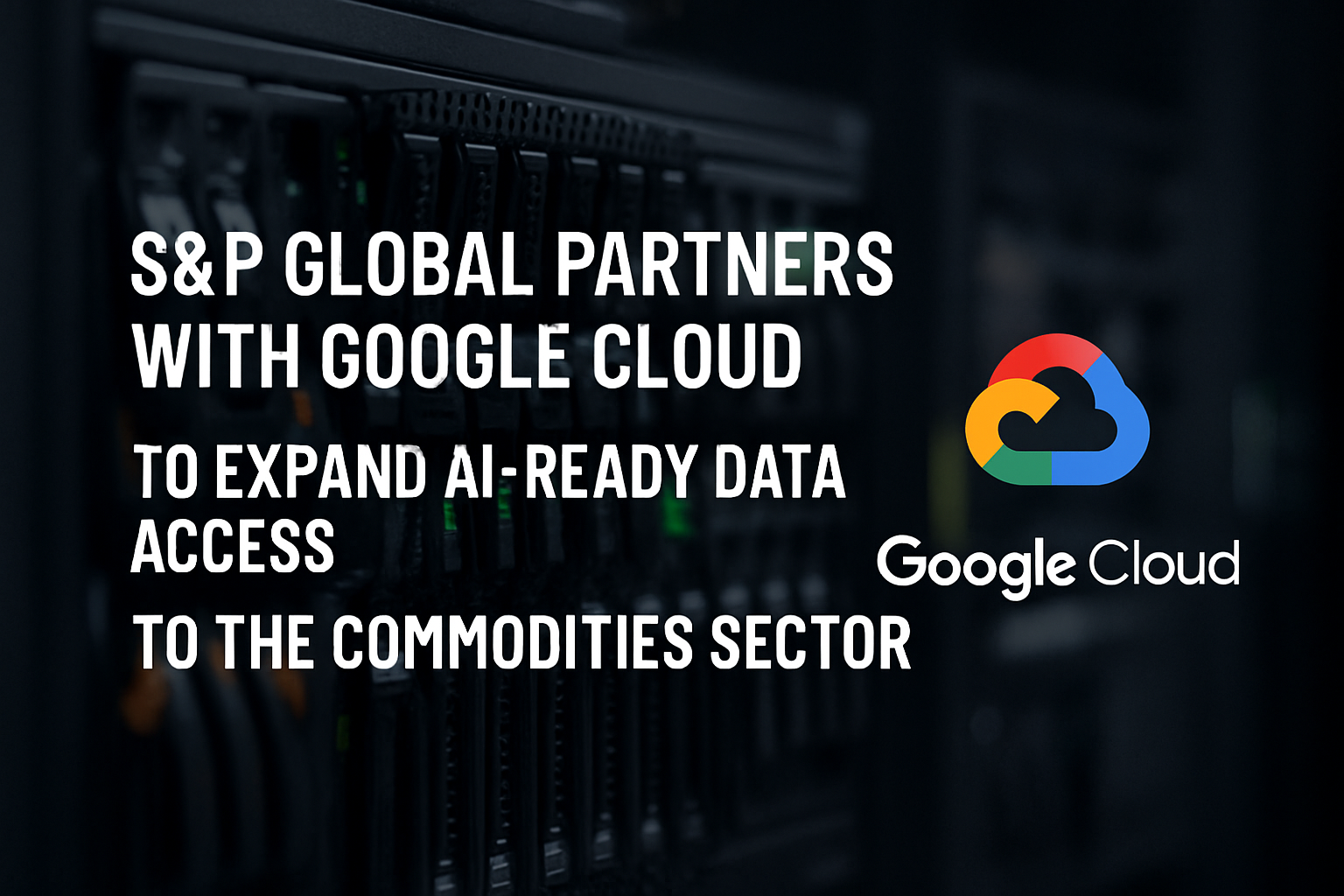 S&P Global Partners with Google Cloud for AI-Ready Commodities Data ...