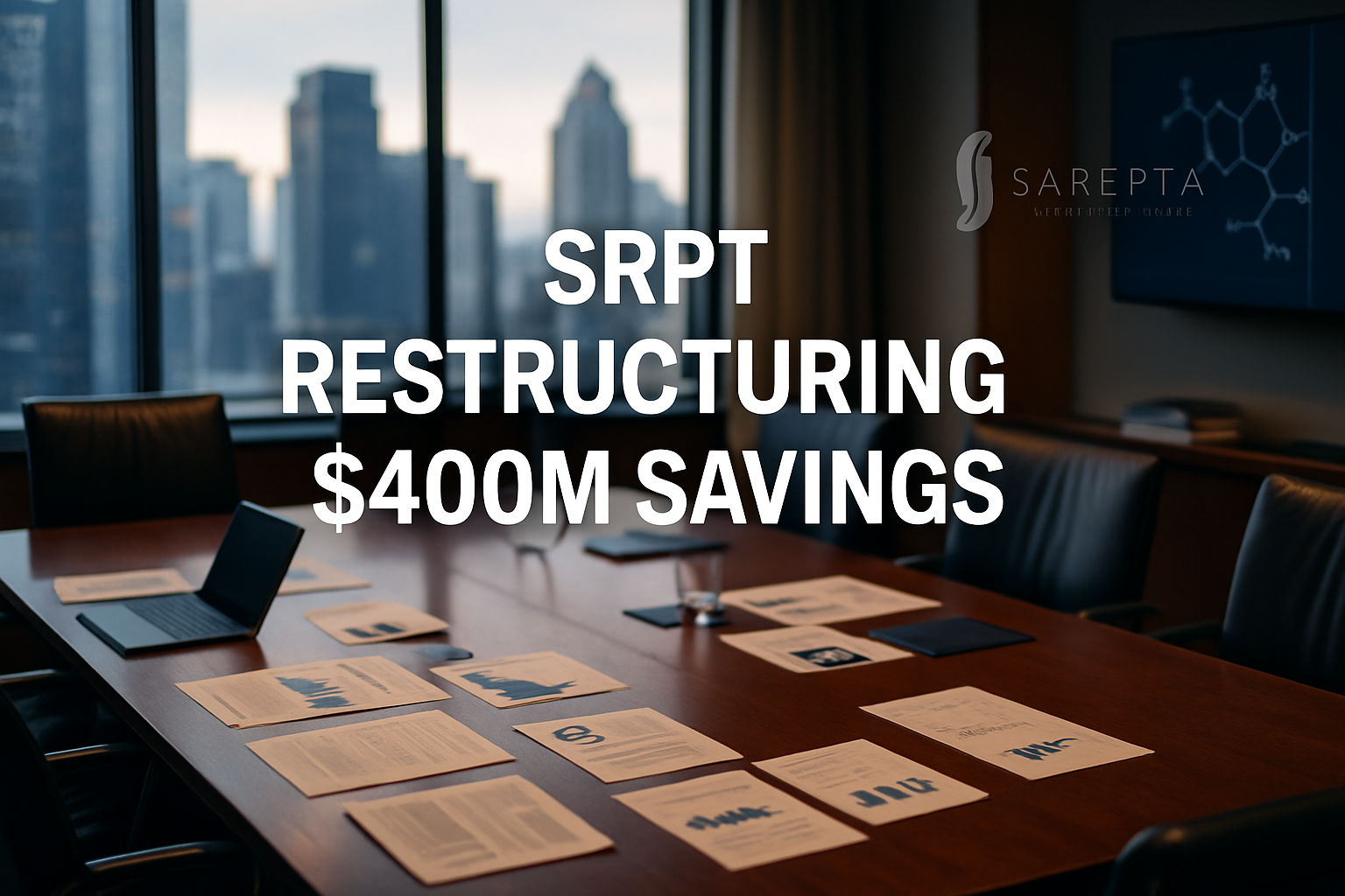 Sarepta Cuts 36% of Workforce, Plans $400M Annual Cost Savings in Strategic Shift | SRPT Stock News