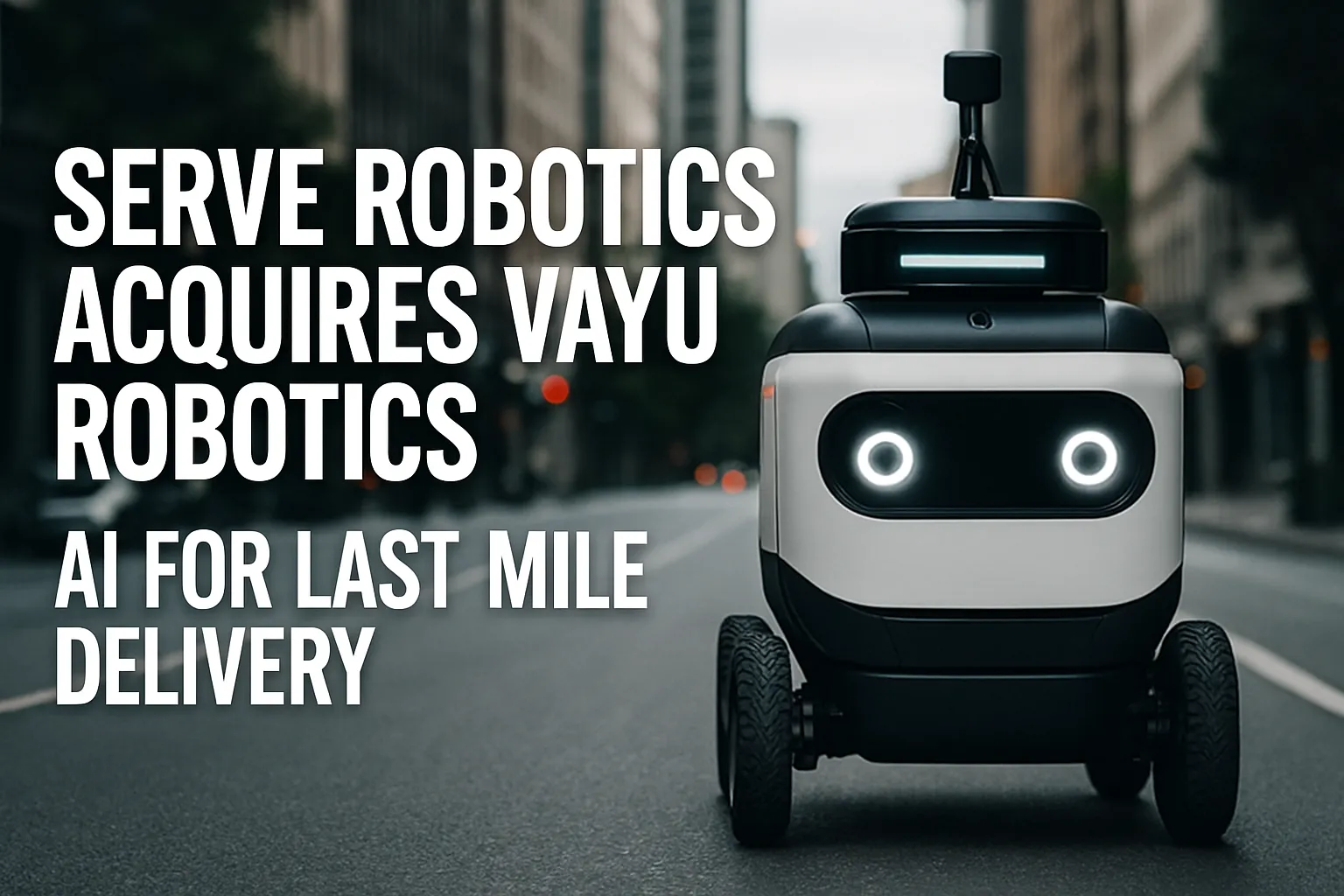 Serve Robotics Acquires Vayu Robotics for AI-Powered Delivery Tech ...