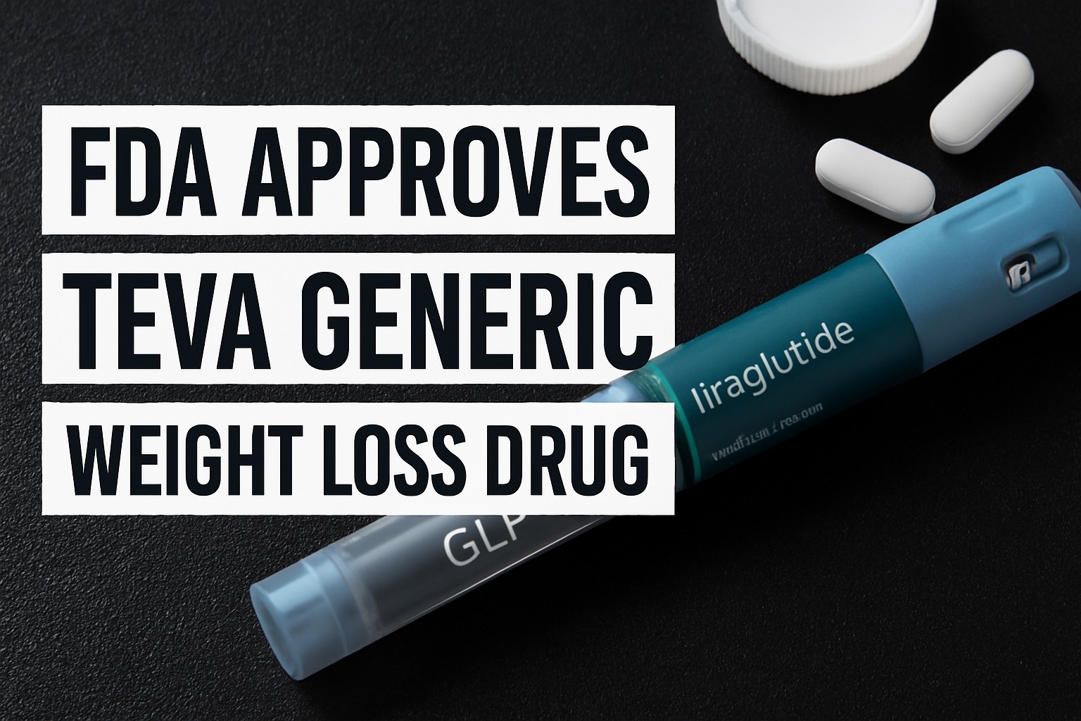 Teva Launches First Generic Weight Loss GLP-1 Drug Saxenda | TEVA Stock News
