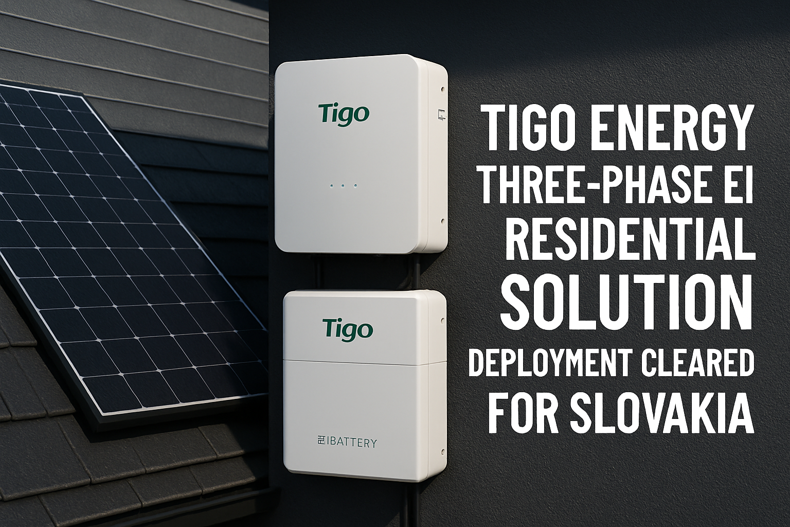 Tigo Energy's Three-Phase EI Solar Solution Approved in Slovakia | TYGO ...