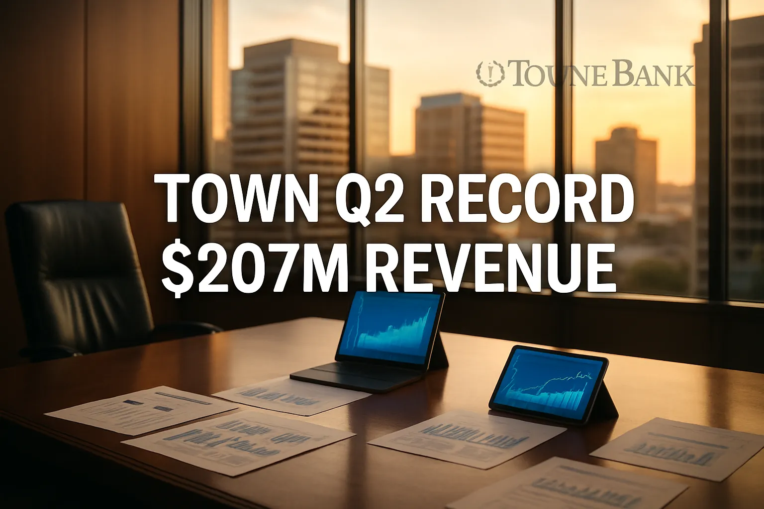 TowneBank Q2 Core Earnings Surge 44% to Record $61.3M Revenue | TOWN ...