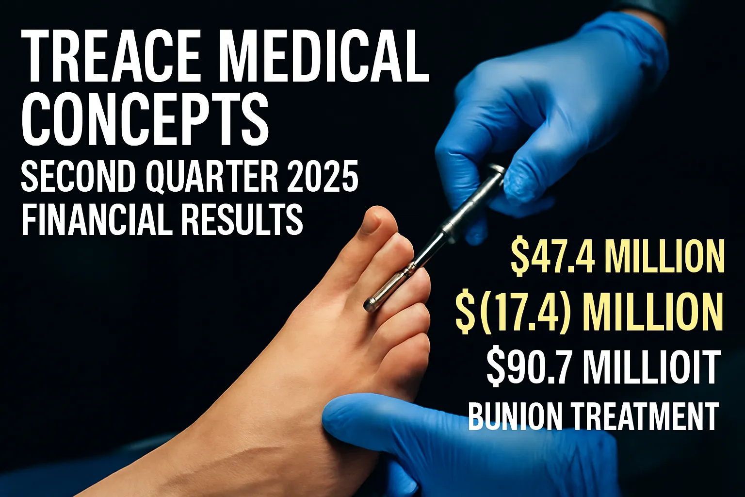 Treace Medical Q2 Revenue Hits $47.4M, Launches Three New Bunion ...