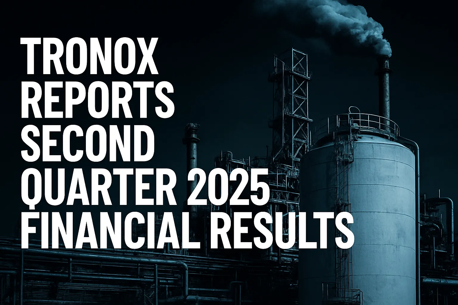 Tronox Q2 Revenue Falls 11% to $731M, Cuts Dividend 60% Amid Market ...