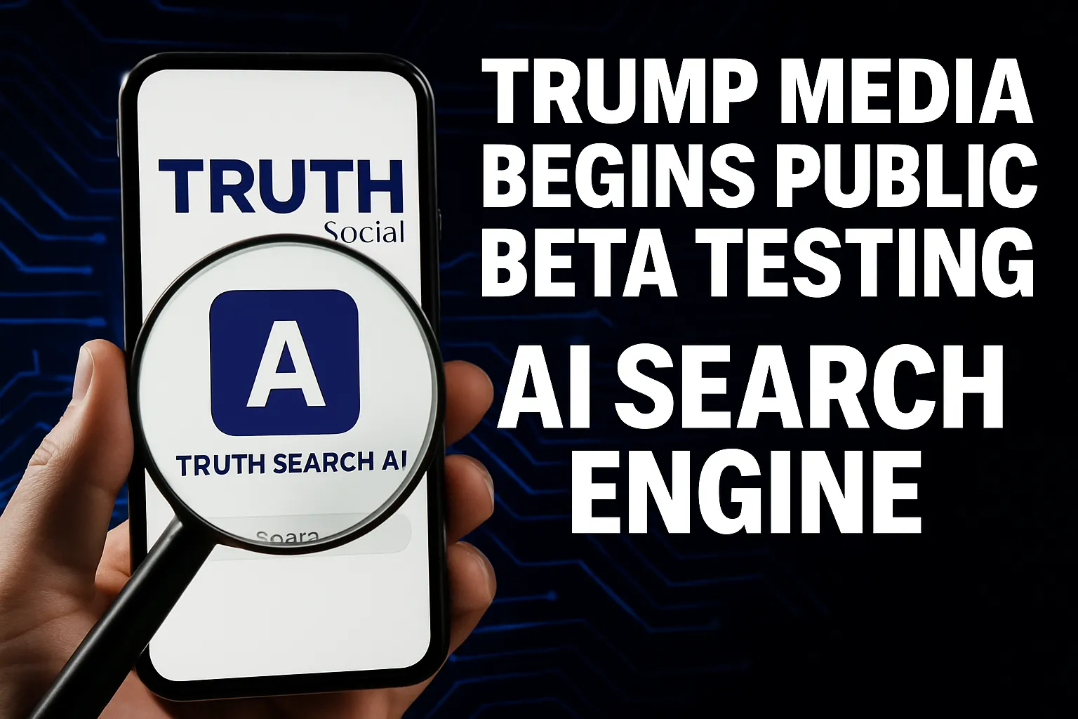 Trump Media Launches AI Search Engine Beta Testing on Truth Social ...