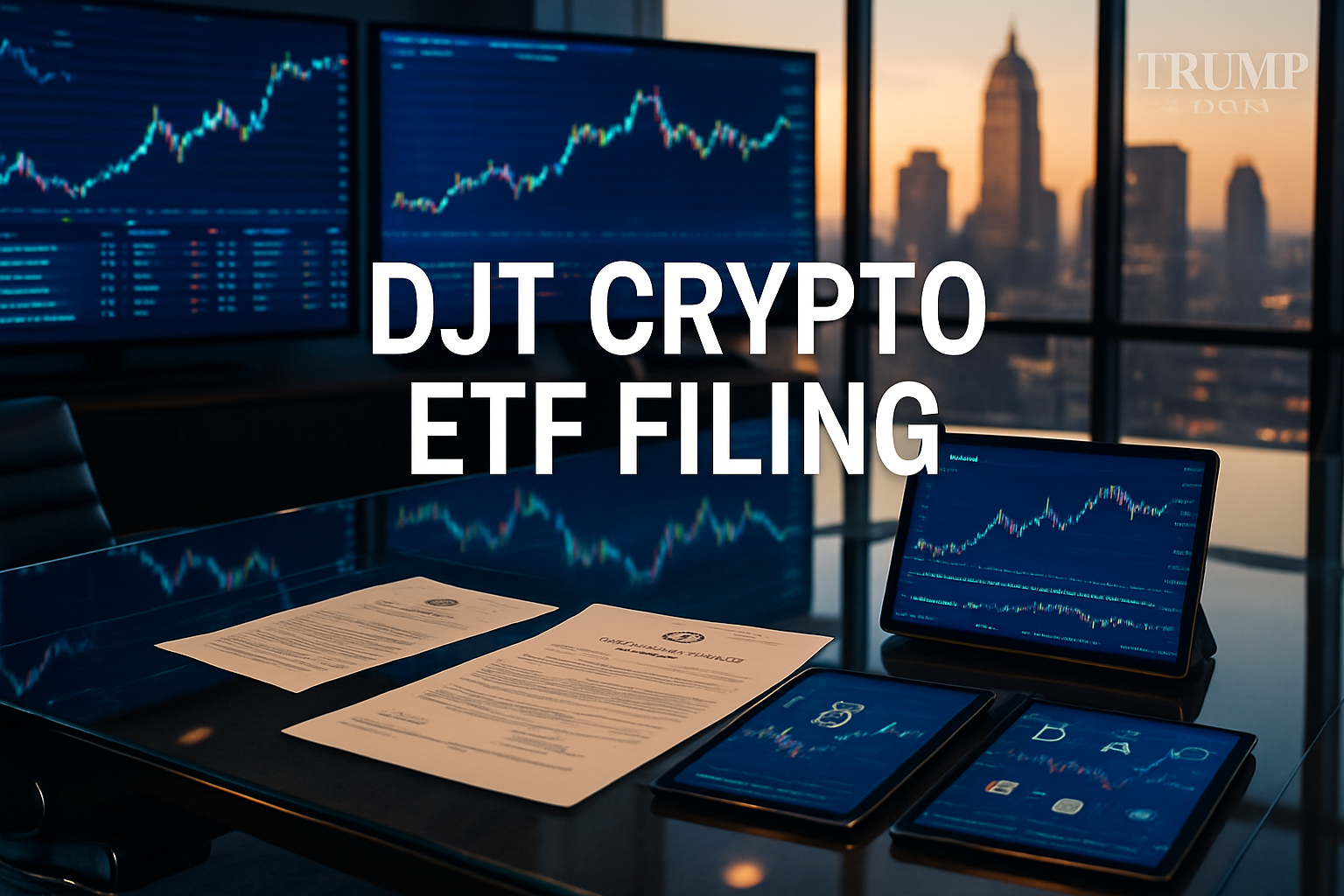 Trump Media Files Bitcoin-Heavy Crypto ETF with 70% BTC Allocation | DJT Stock News