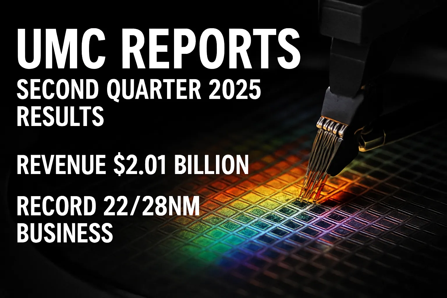 UMC Hits Record 40% Revenue from Advanced 22/28nm Node in Q2 2025 | UMC ...