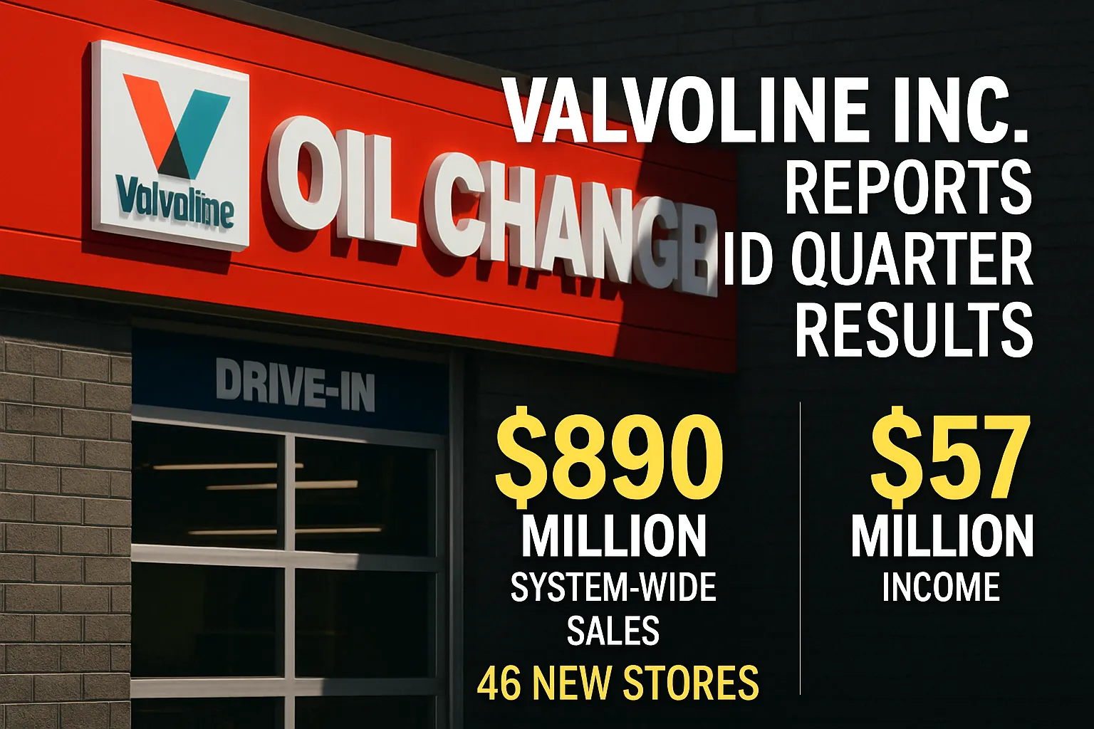 Valvoline Q3 Earnings: Sales Hit $439M, Adds 46 New Stores With 19% EPS ...
