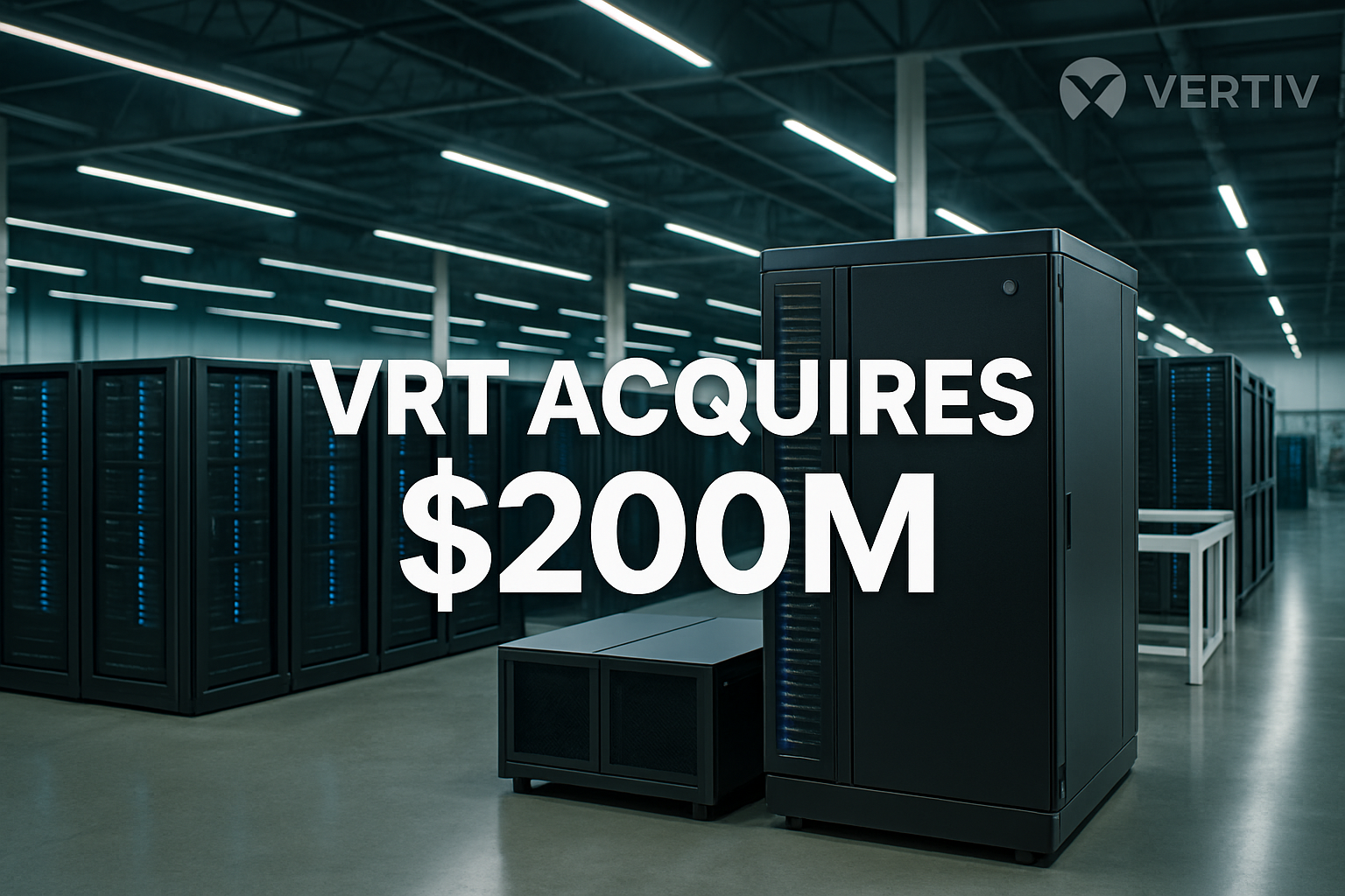 Vertiv Acquires Great Lakes Data Racks for $200M to Boost AI Infrastructure | VRT Stock News