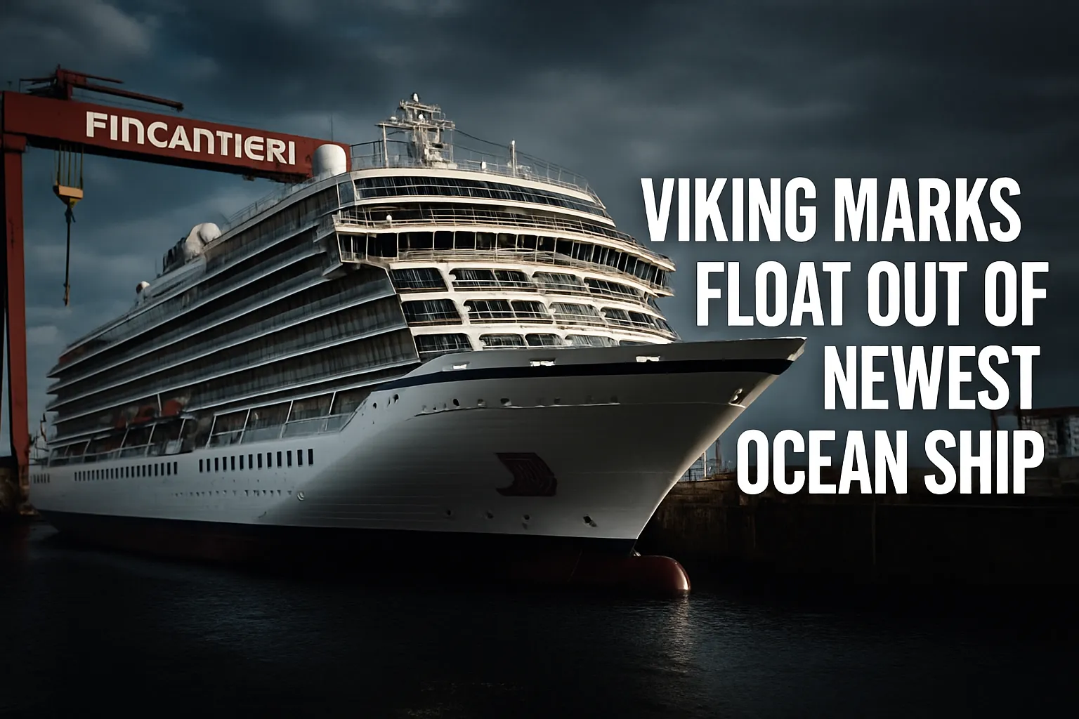 Viking's New Luxury Ship Viking Mira Reaches Construction Milestone ...